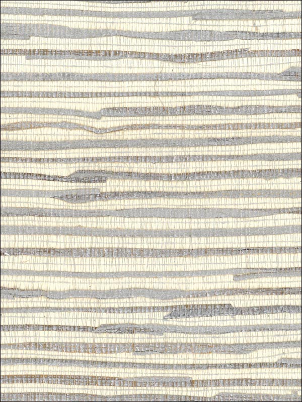 Java Grass Metallic Silver Off White NA204 Wallpaper by Seabrook ...