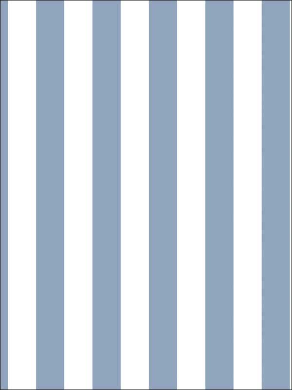 1.25 inch Regency Stripe Blue Denim ST36903 Wallpaper by Patton Norwall ...