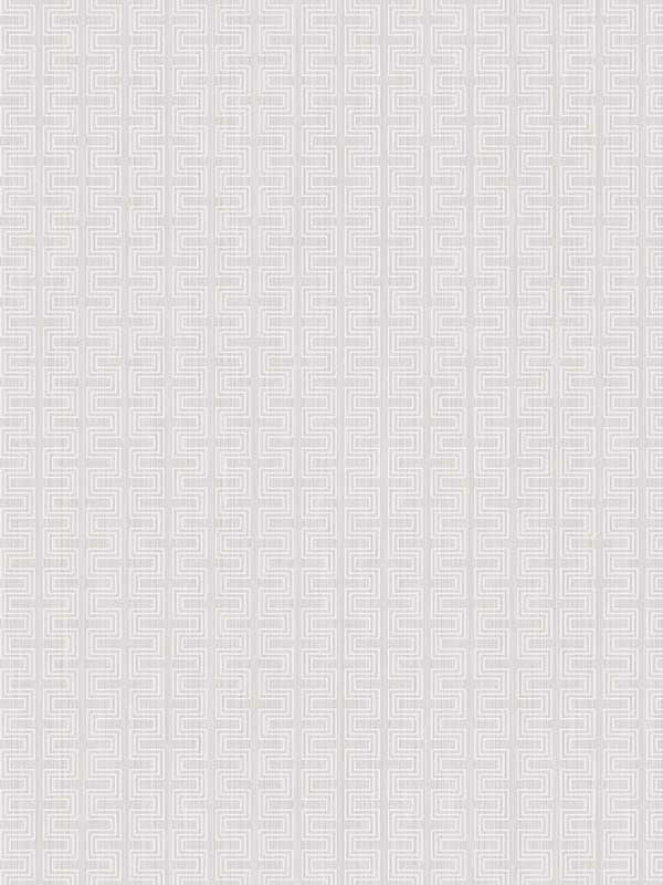 Small Geos Metallic Silver ZN51802 Wallpaper by Seabrook - Wallpapers To Go