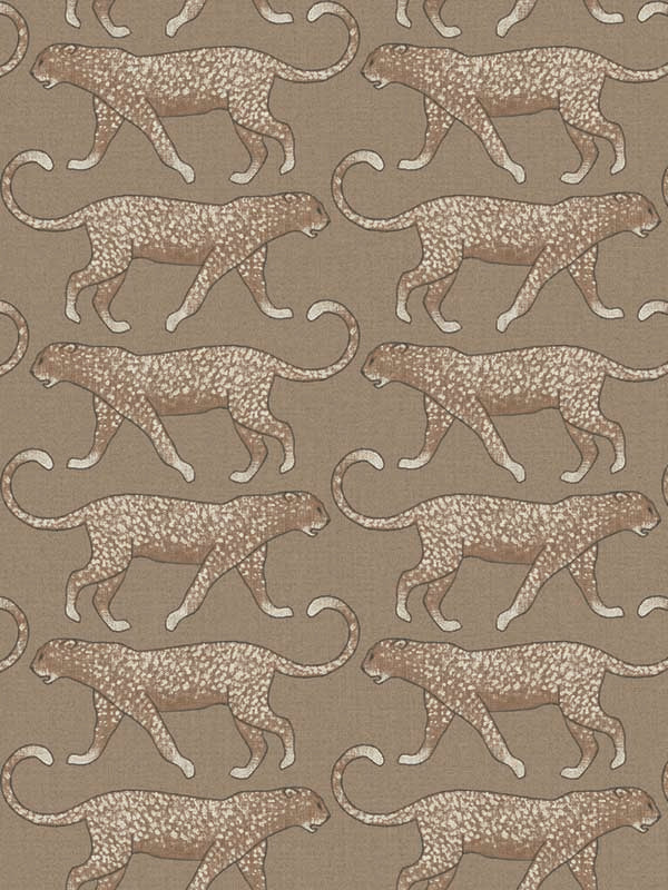 Big Cat Walk Peel and Stick Brown PSW1358RL Wallpaper by York ...