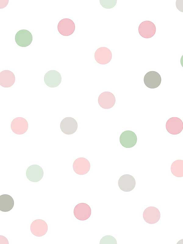 Jubilee Dots Pink 4060-139040 Wallpaper by Chesapeake - Wallpapers To Go