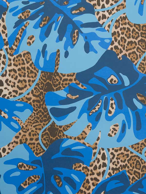 Mambo Blue P8022110.650.0 Wallpaper by Brunschwig and Fils - Wallpapers ...