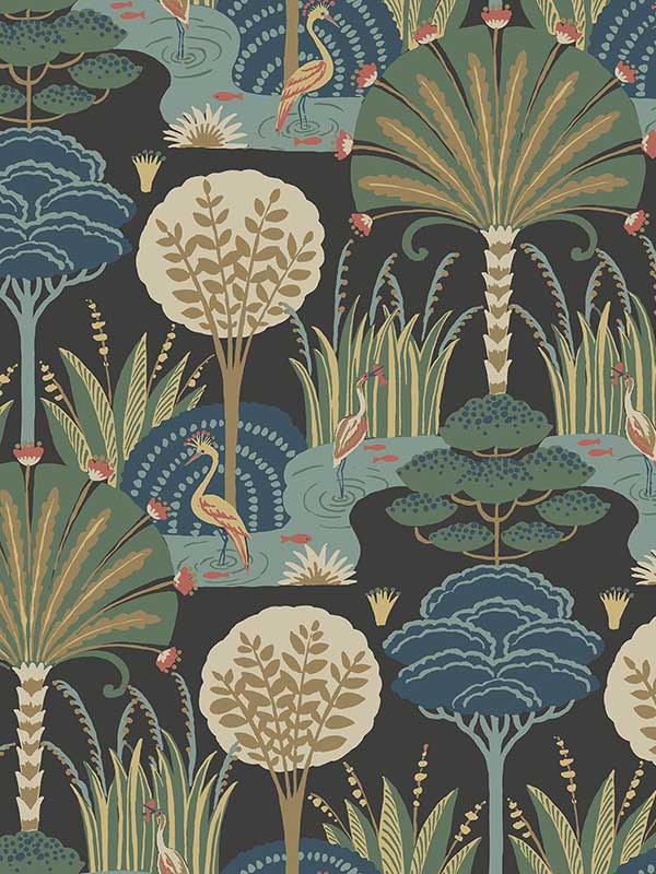 Mandeville Tropical Paradise Multicolor 4034-72120 Wallpaper by A ...