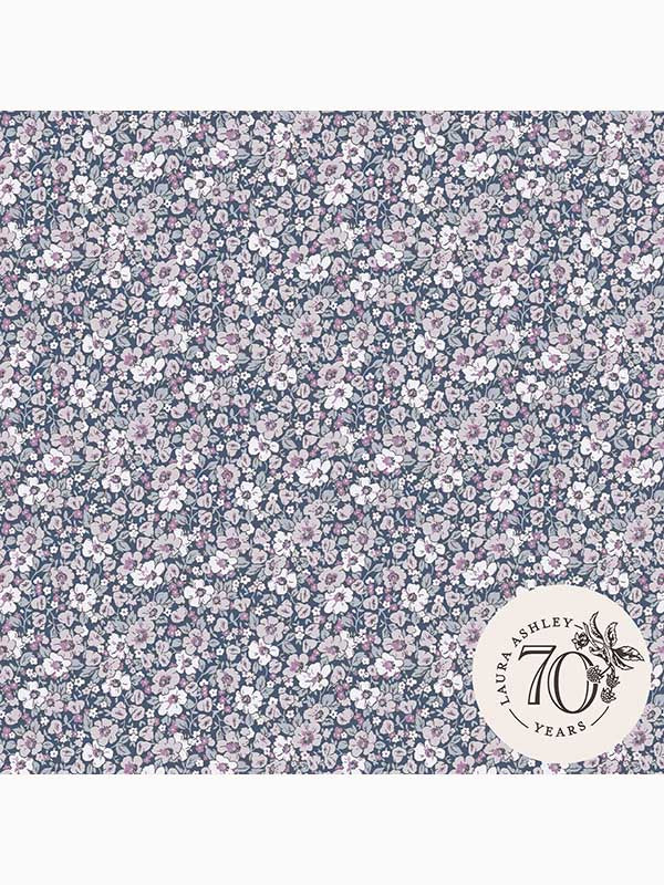 Libby Purple 119867 Wallpaper by Laura Ashley - Wallpapers To Go