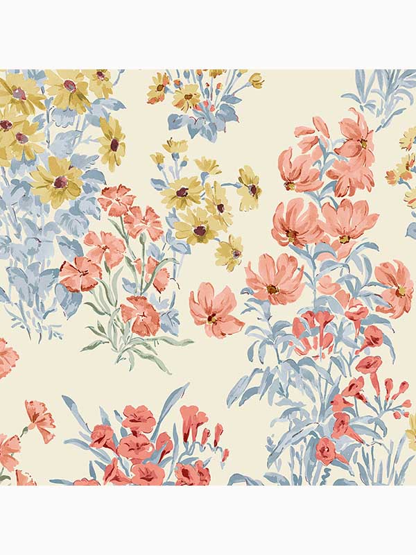 Megan Ochre Yellow 122742 Wallpaper by Laura Ashley - Wallpapers To Go