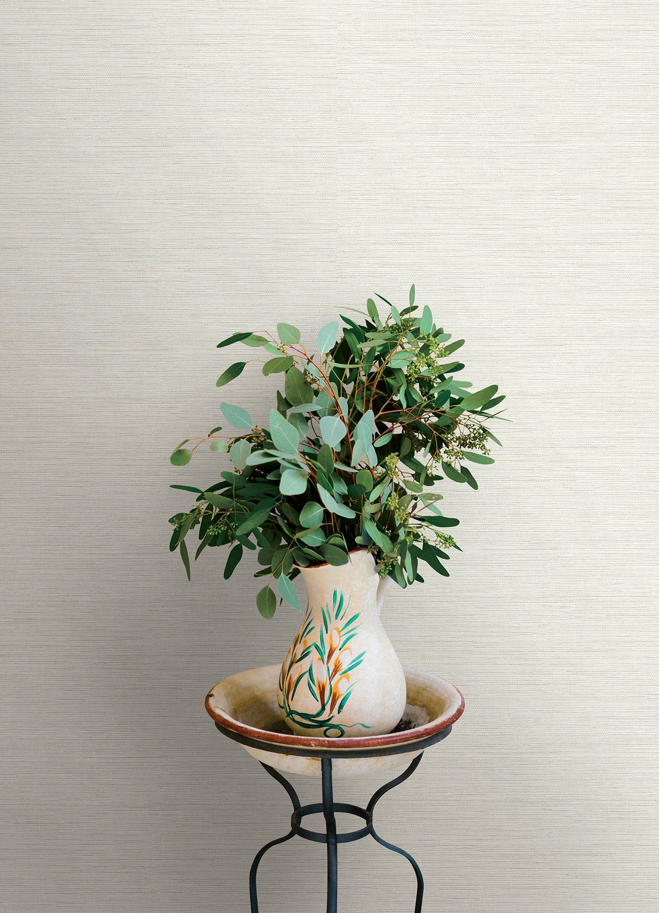 Agave Light Grey 4169-24281 Wallpaper by Chesapeake - Wallpapers To Go
