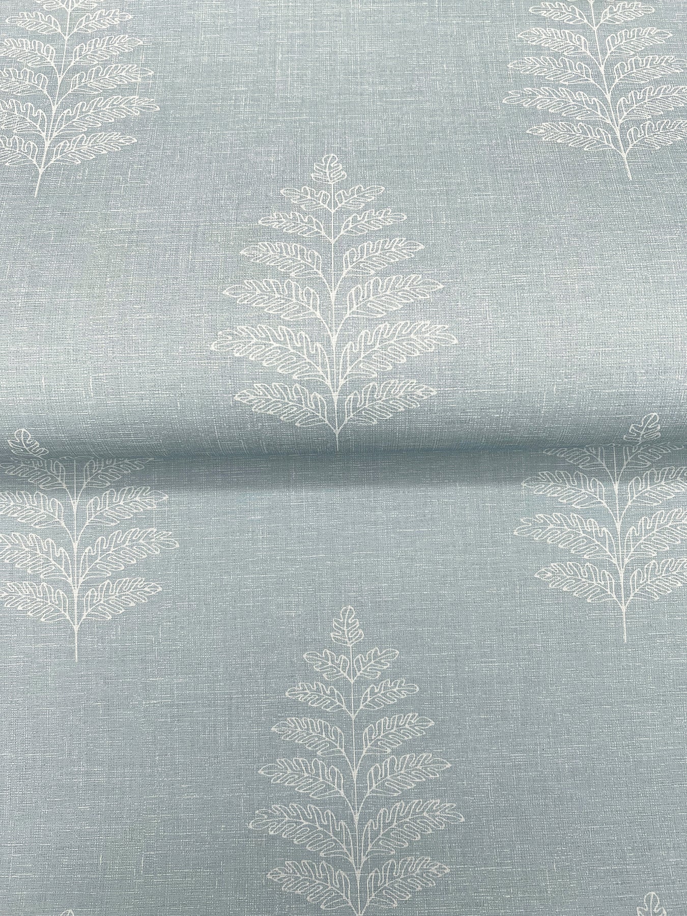 Frond Light Blue 4169-83130 Wallpaper by Chesapeake - Wallpapers To Go