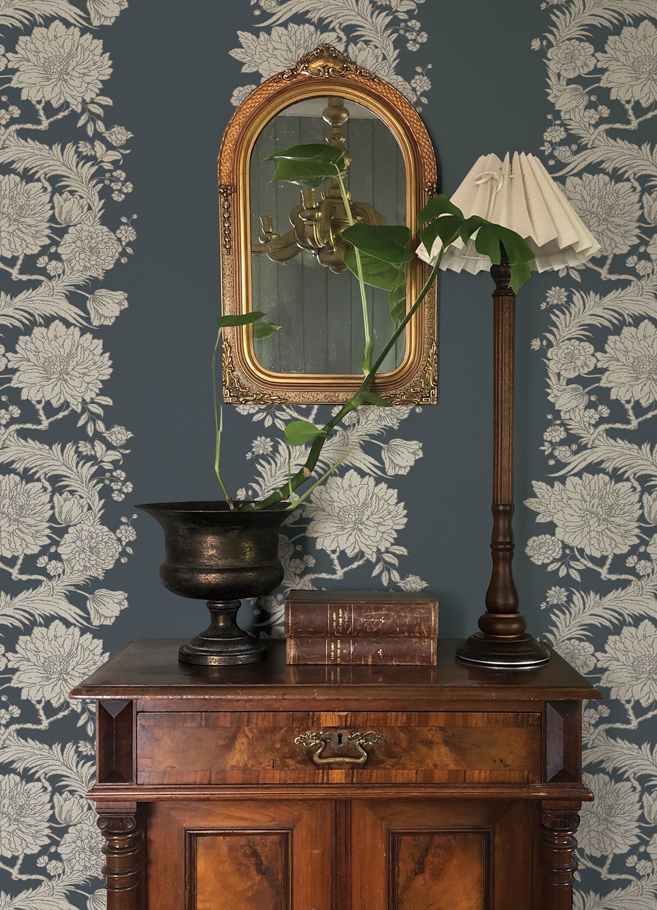 Gisela Blue 4173-27642 Wallpaper by A Street Prints - Wallpapers To Go
