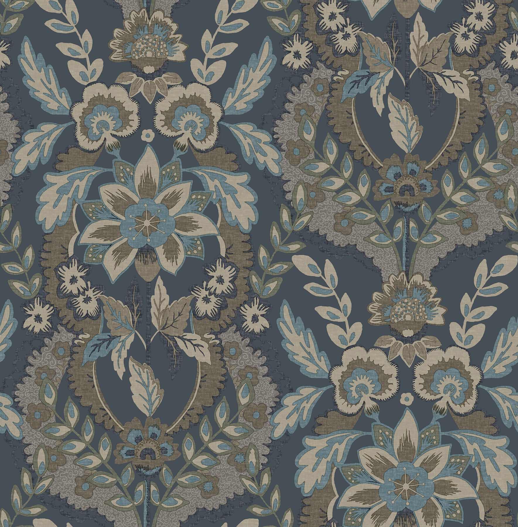 Collins Teal 4173-27653 Wallpaper by A Street Prints - Wallpapers To Go