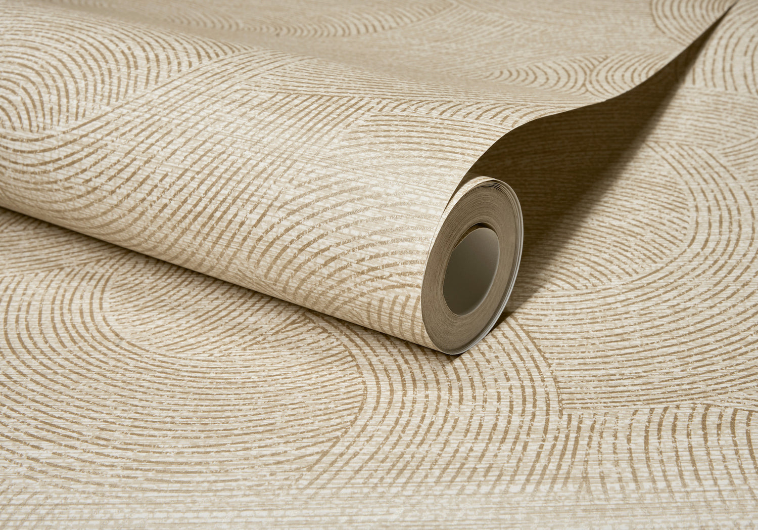 Harrison Taupe 4191-83023 Wallpaper by Chesapeake - Wallpapers To Go
