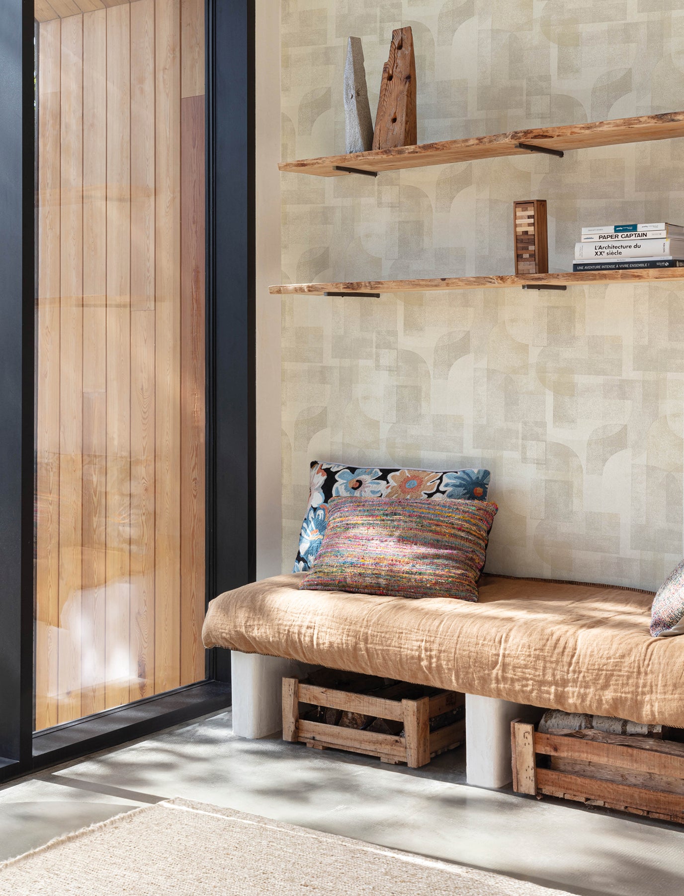 Cassandra Taupe 4191-83030 Wallpaper by Chesapeake - Wallpapers To Go