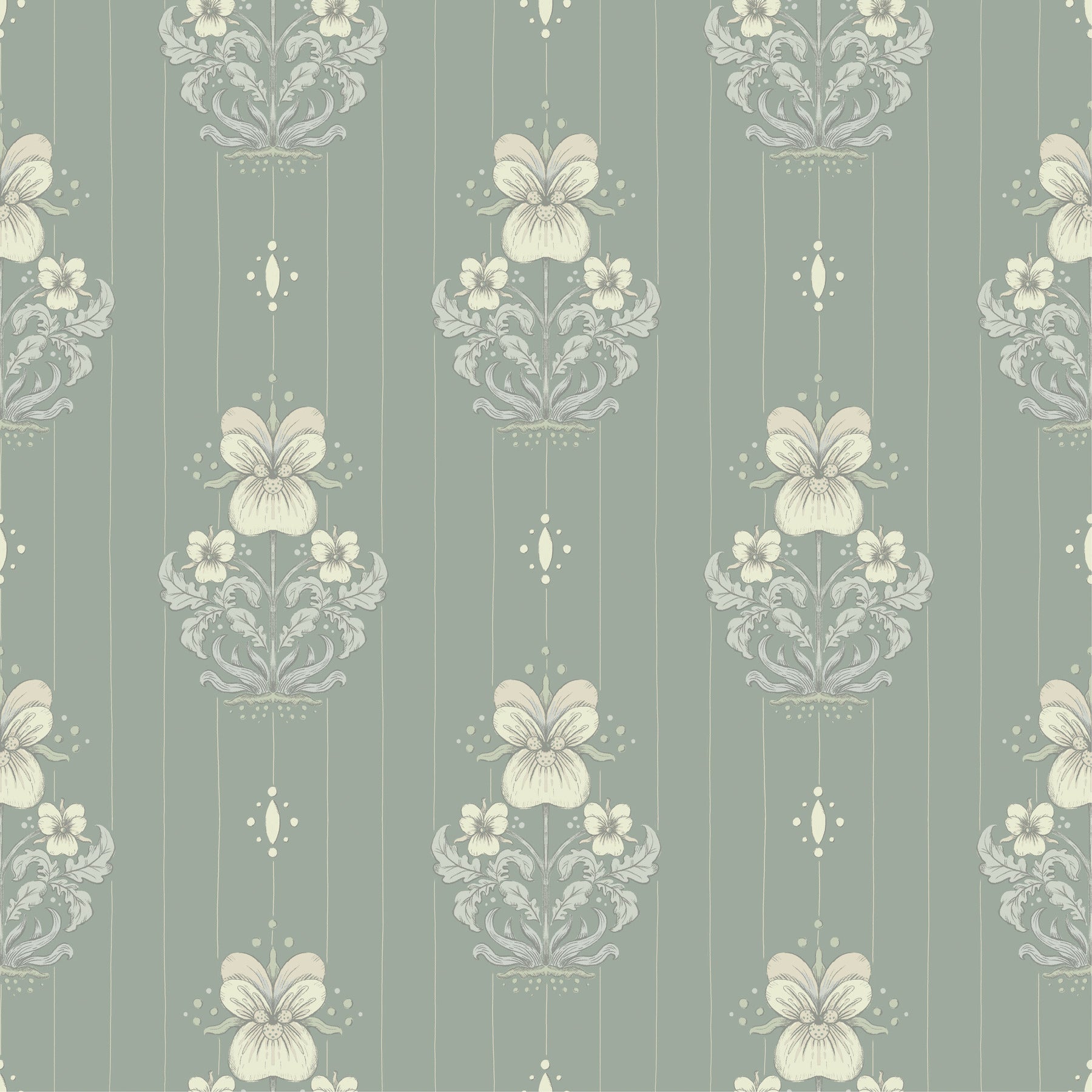 Gullvie Seafoam 4201-48007 Wallpaper by A Street Prints - Wallpapers To Go
