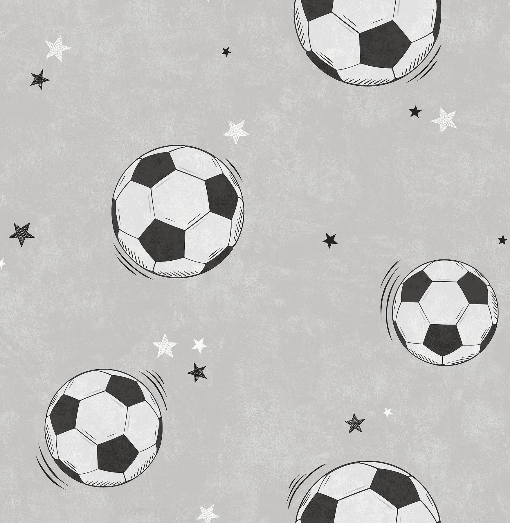 Footballs Grey 4203-27590 Wallpaper by Advantage - Wallpapers To Go