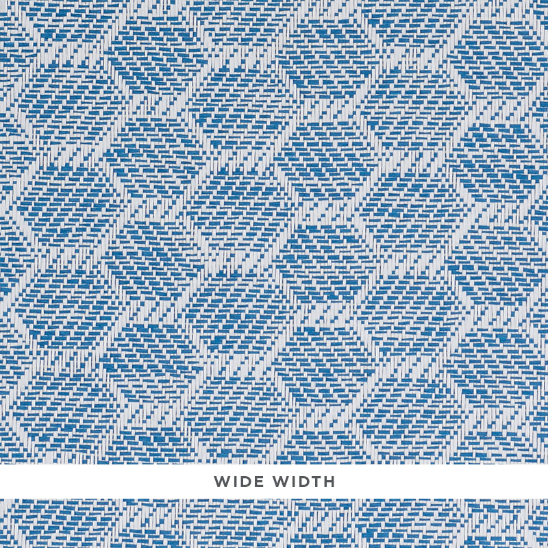 Abaco Paperweave Blue 5011282 Wallpaper by Schumacher - Wallpapers To Go