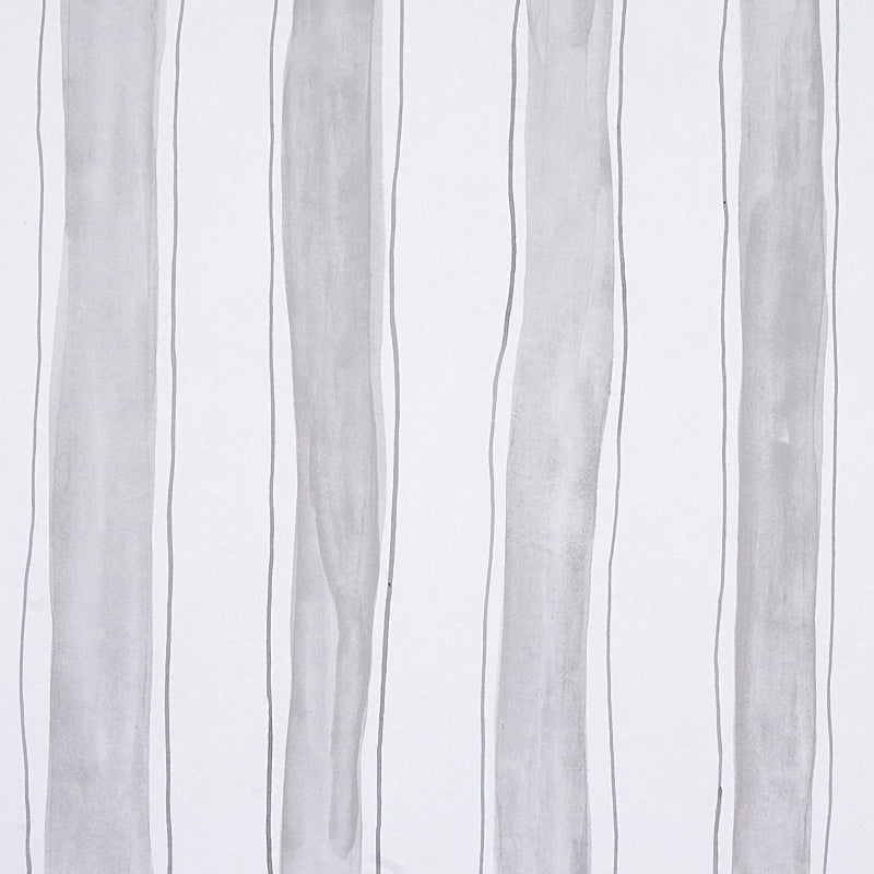 Tracing Stripes Grey 5012171 Wallpaper by Schumacher - Wallpapers To Go