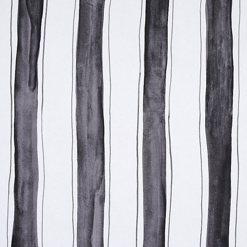 Tracing Stripes Black 5012172 Wallpaper by Schumacher - Wallpapers To Go
