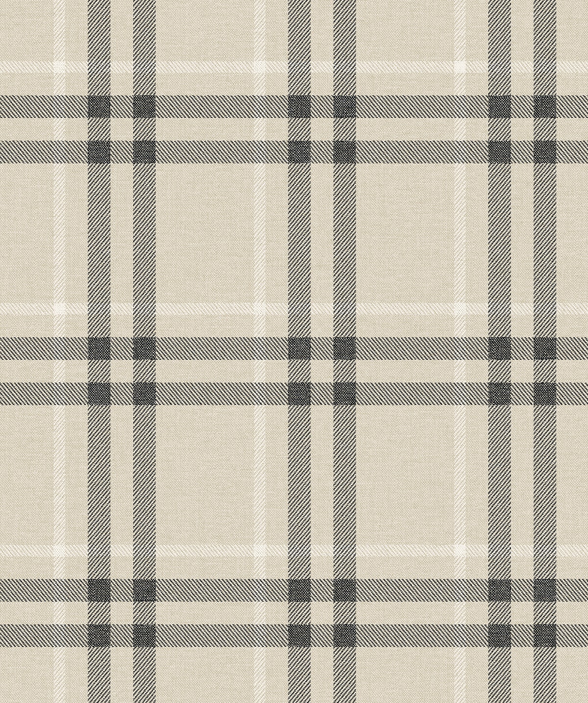 Calverlay Plaid Prepasted Linen and Ebony EP10805 Wallpaper by Seabrook ...