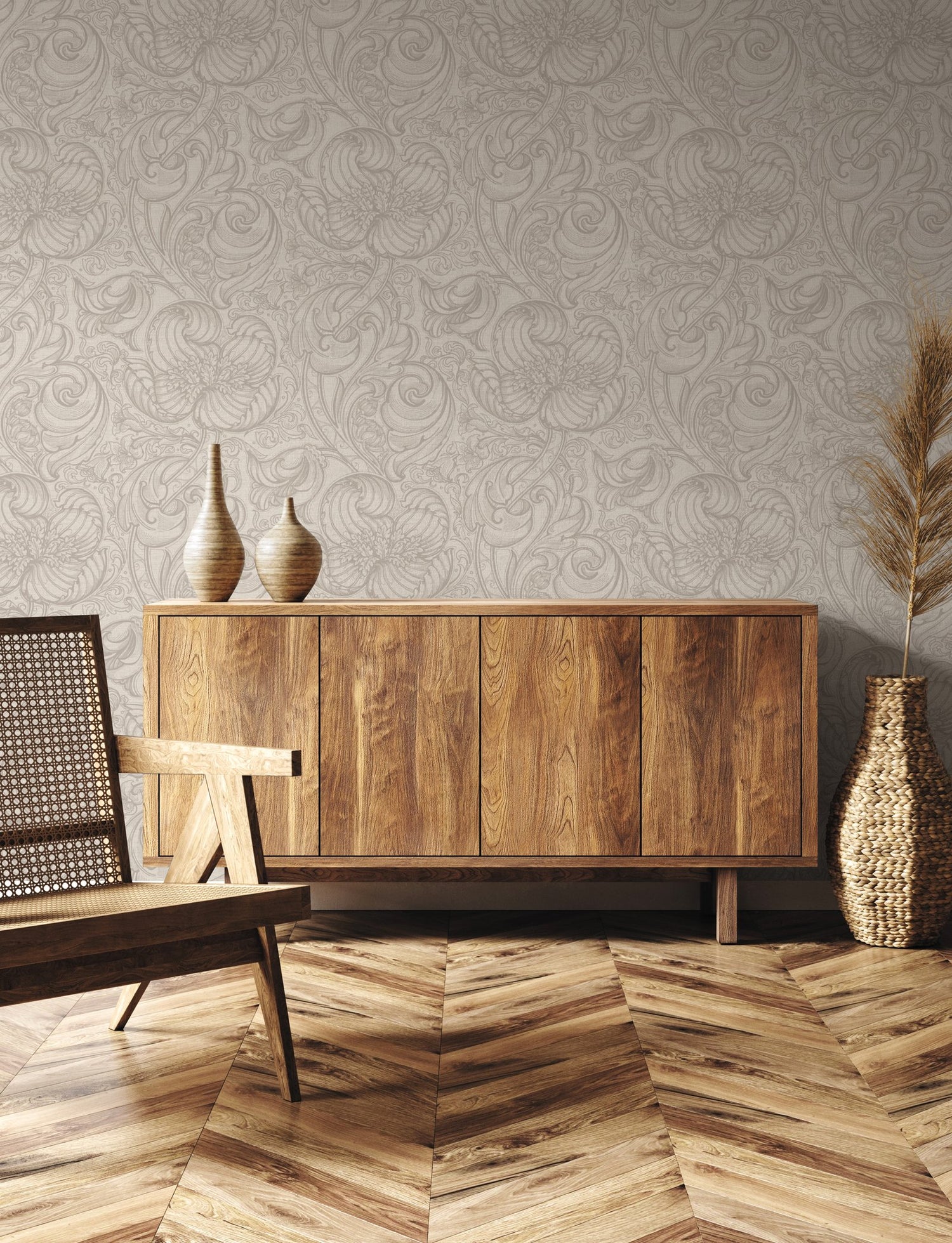 Down the Dilly Beige LB25112 Wallpaper by Galerie - Wallpapers To Go