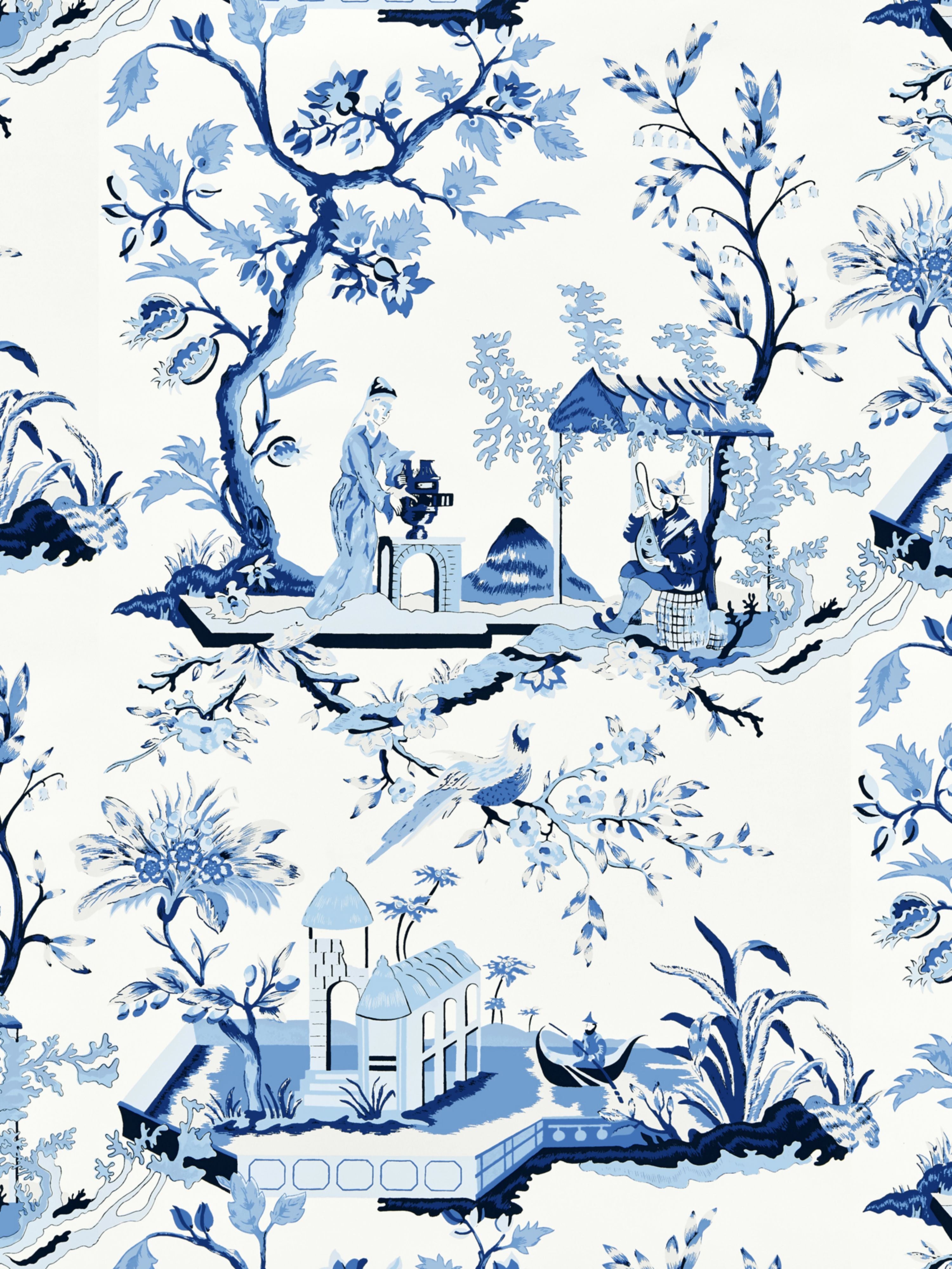 ChIn Ling Porcelain SC 0012WP81212 Wallpaper by Scalamandre ...