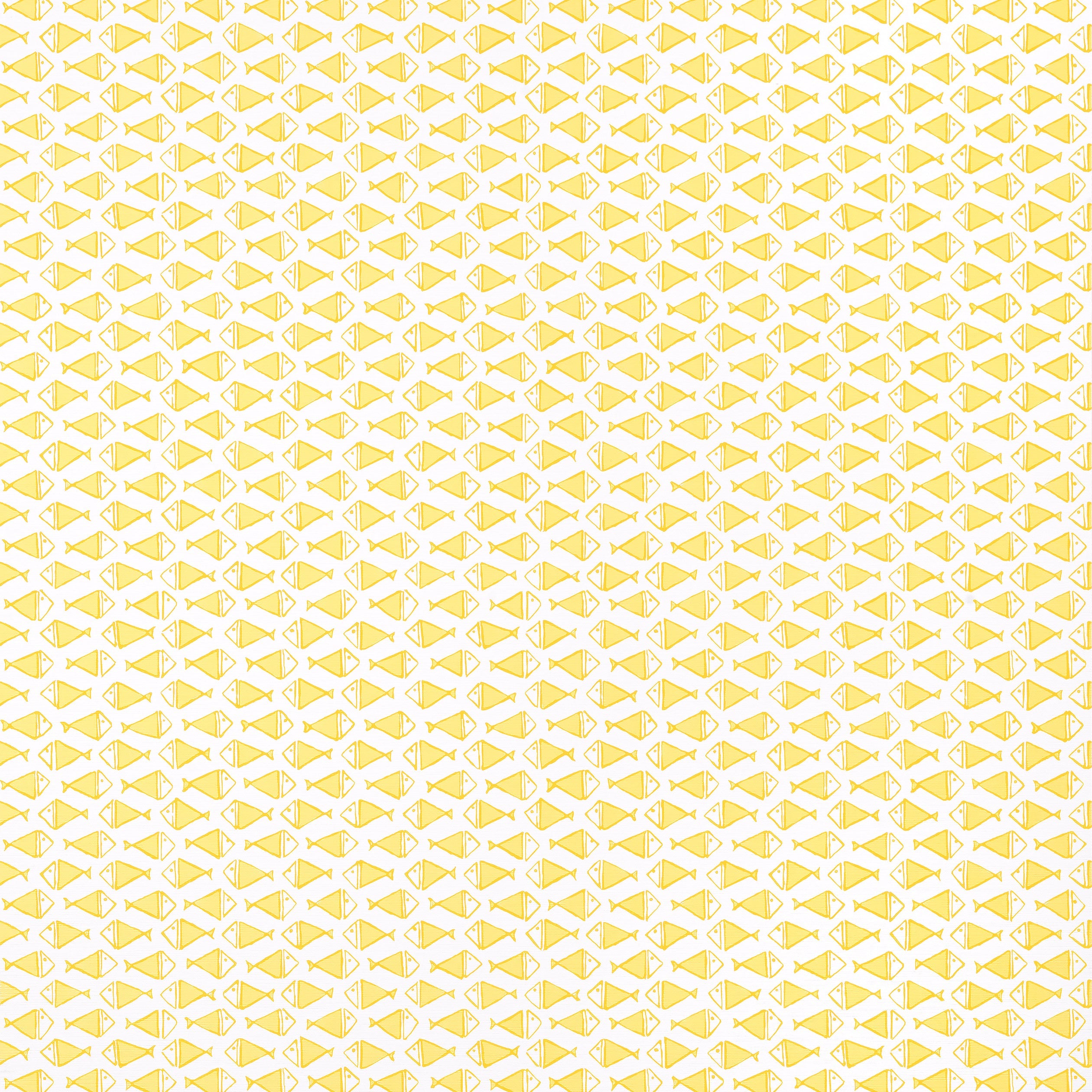 Pisces Yellow T13323 Wallpaper by Thibaut - Wallpapers To Go