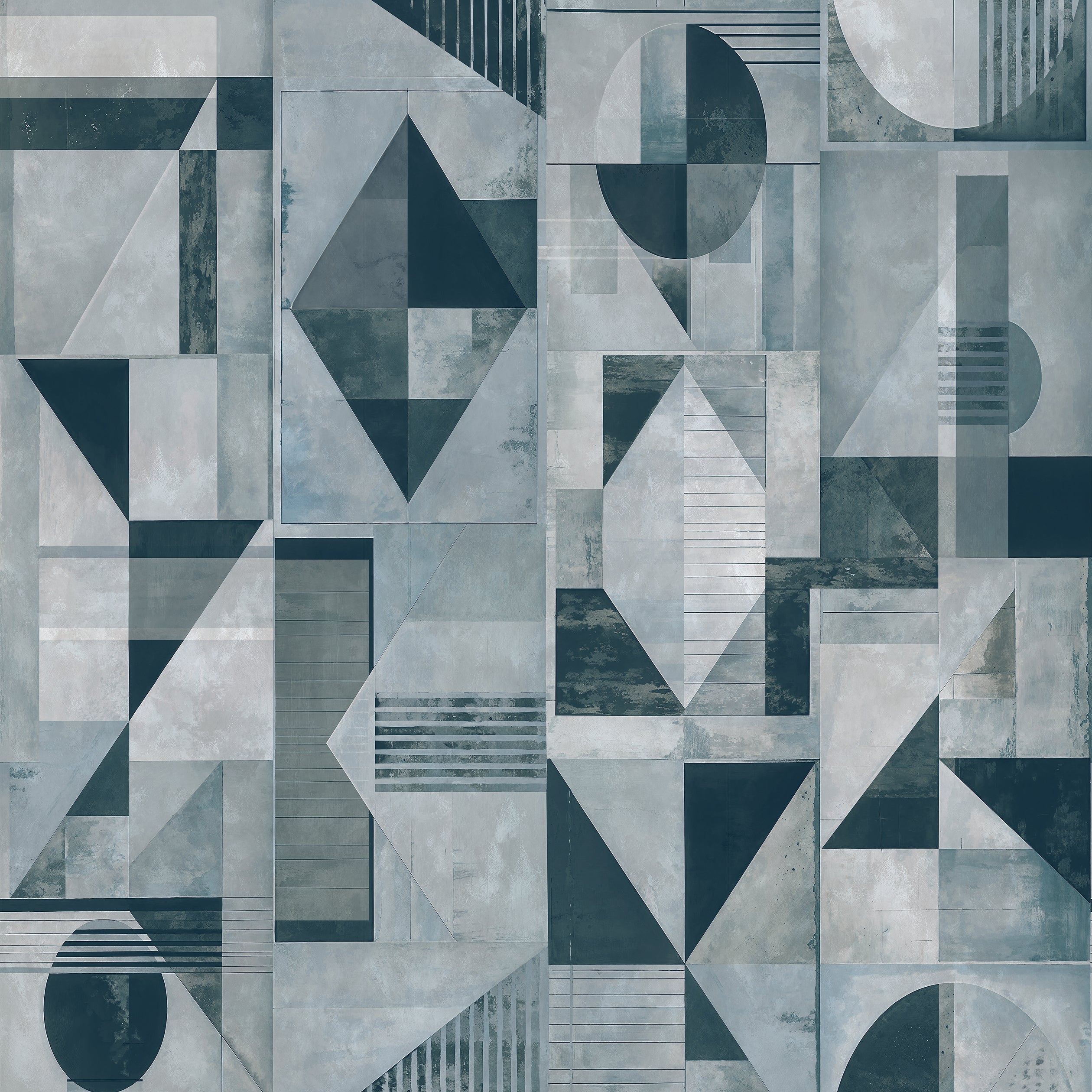 Galaxy 3 Panel Graphite and Mineral TM24432 Mural by Thibaut ...
