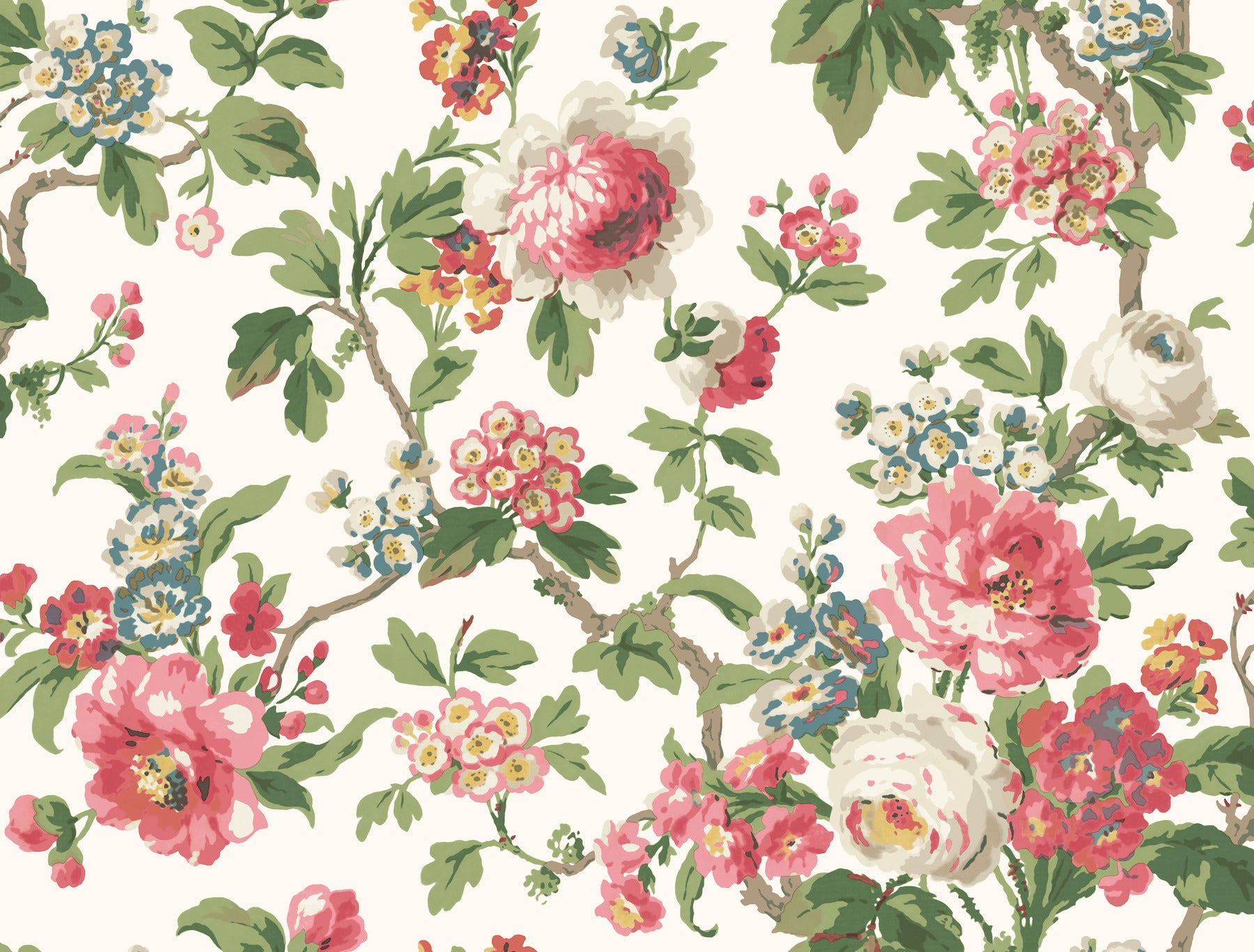 Beatrix Red and Green VP1355 Wallpaper by Antonina Vella - Wallpapers To Go