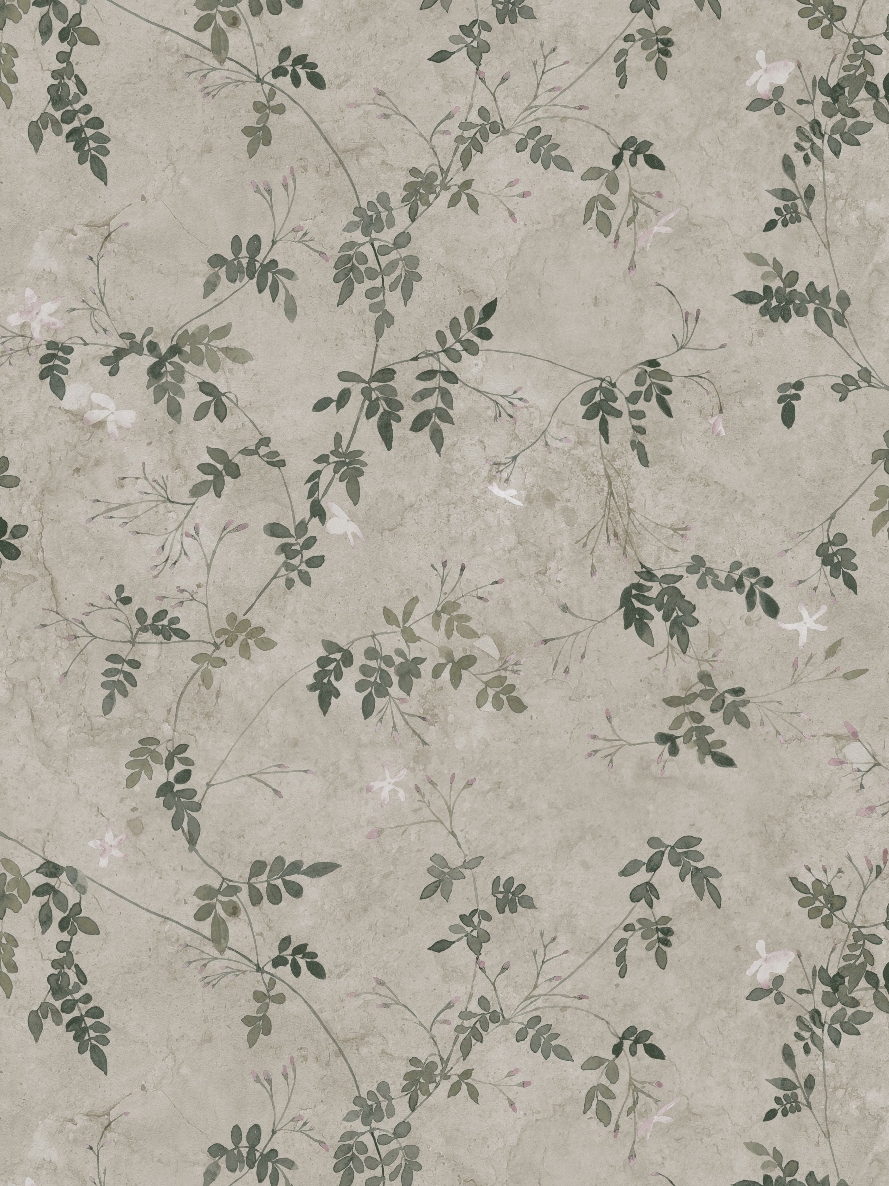Irene Olive Green WSB 001210111 Wallpaper by Scalamandre - Wallpapers To Go